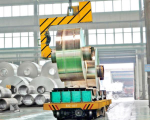 Coil Transfer Cart - Electric Transfer Trolleys for Metal Coils And Rolls