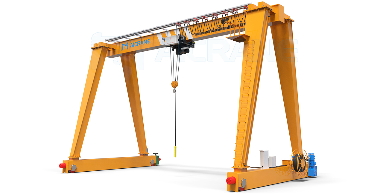 Single Girder Gantry Crane - Aicrane Gantry Cranes for Sale