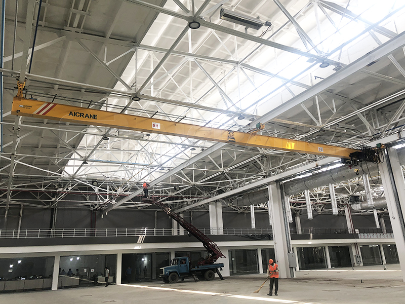 European Standard 5 Ton Underhung Crane Installation - AICRANE