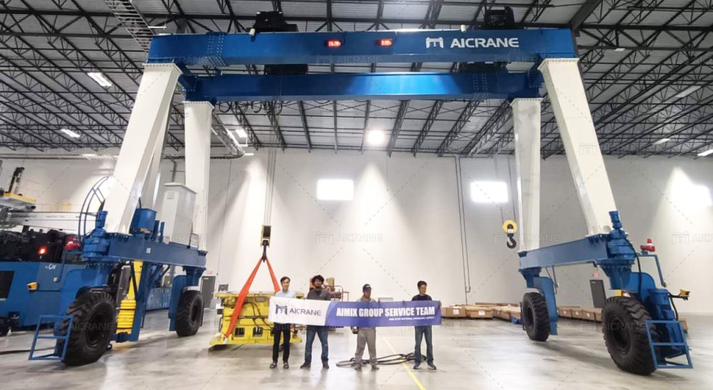 Rubber Tyred Gantry Crane Used in the US Automotive Industry