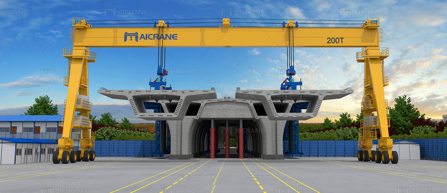 Straddle Carrier Crane - Gantry Crane Solutions For Beam Lifting
