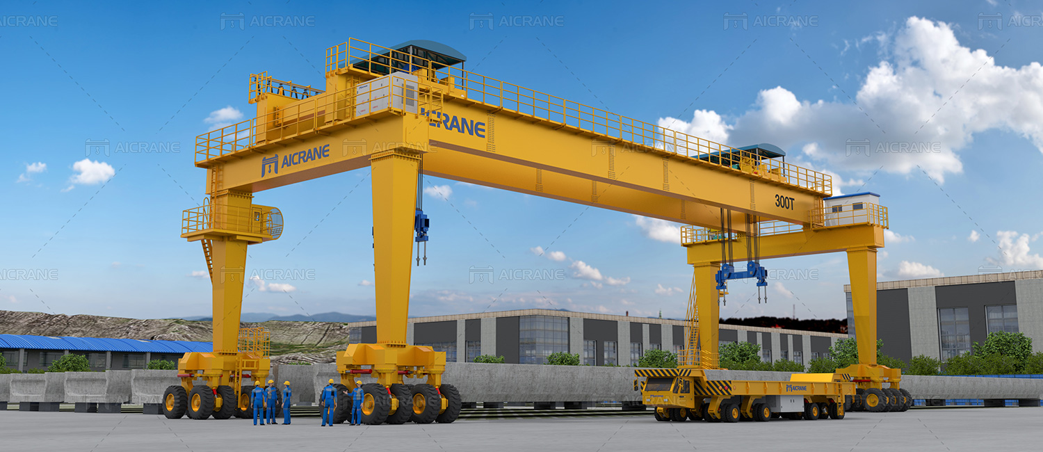 Straddle Carrier Crane - Gantry Crane Solutions For Beam Lifting