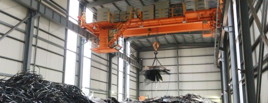 Magnetic Overhead Crane - Lifting Magnetic Materials Efficiently