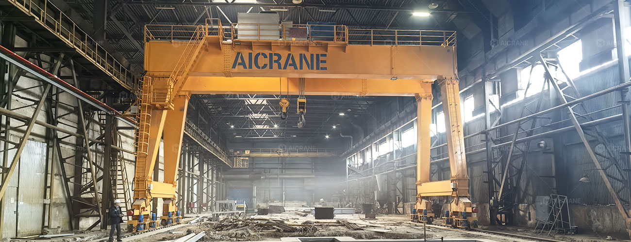 120T Gantry Crane Drives Efficiency in Machinery Manufacturing