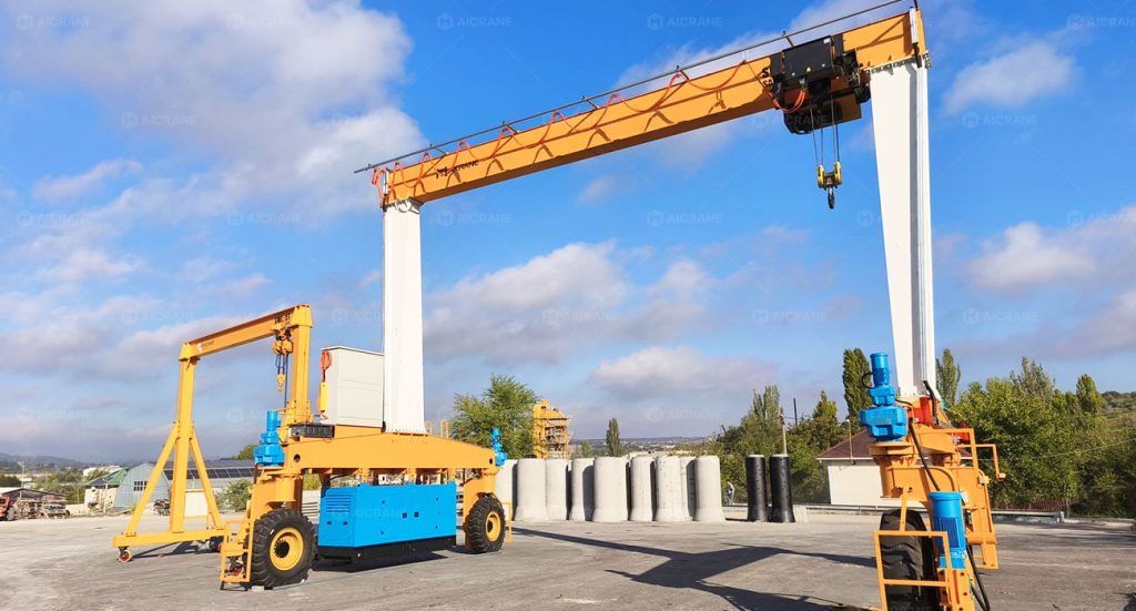 Efficient Precast Handling with Mobile Gantry Cranes in Moldova